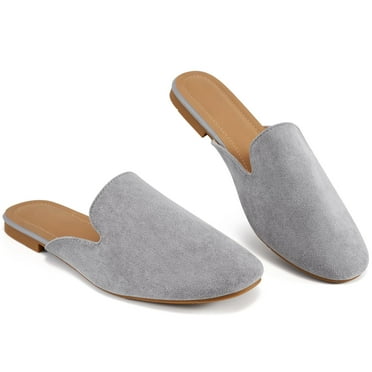 Yindaity Flat Shoes For Women,Women's Pointed Toe Mules Slides ...