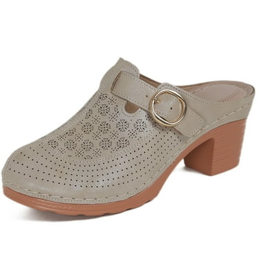 Cushionaire Blain Genuine Suede Clogs for Women | Slip-On Mules with ...