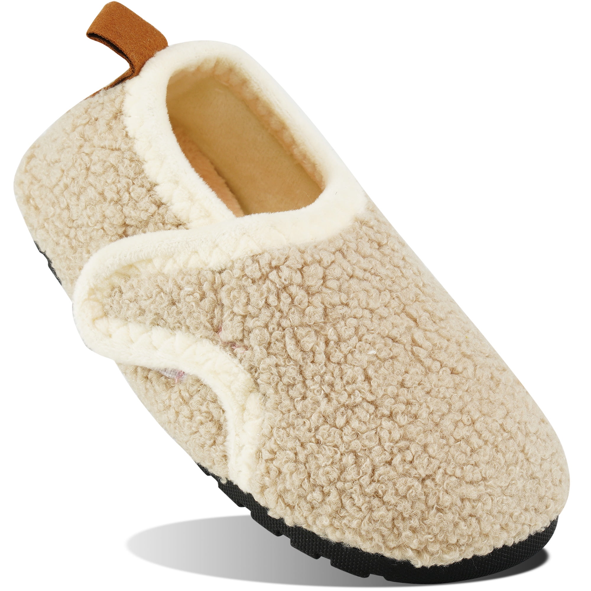 Ecetana Toddler Slippers, Infant House Shoes, Faux Fur, Warm Winter ...