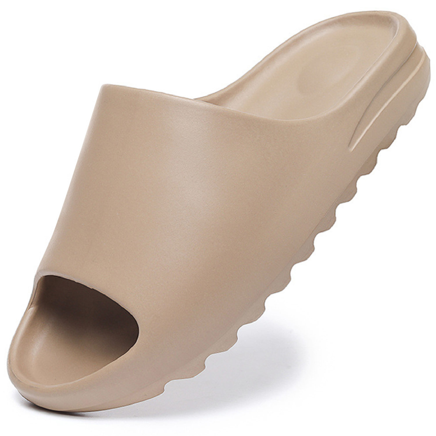 Ecetana Unisex Slides Sandals Soft Thick Sole Non-Slip Pillow Sandals ...