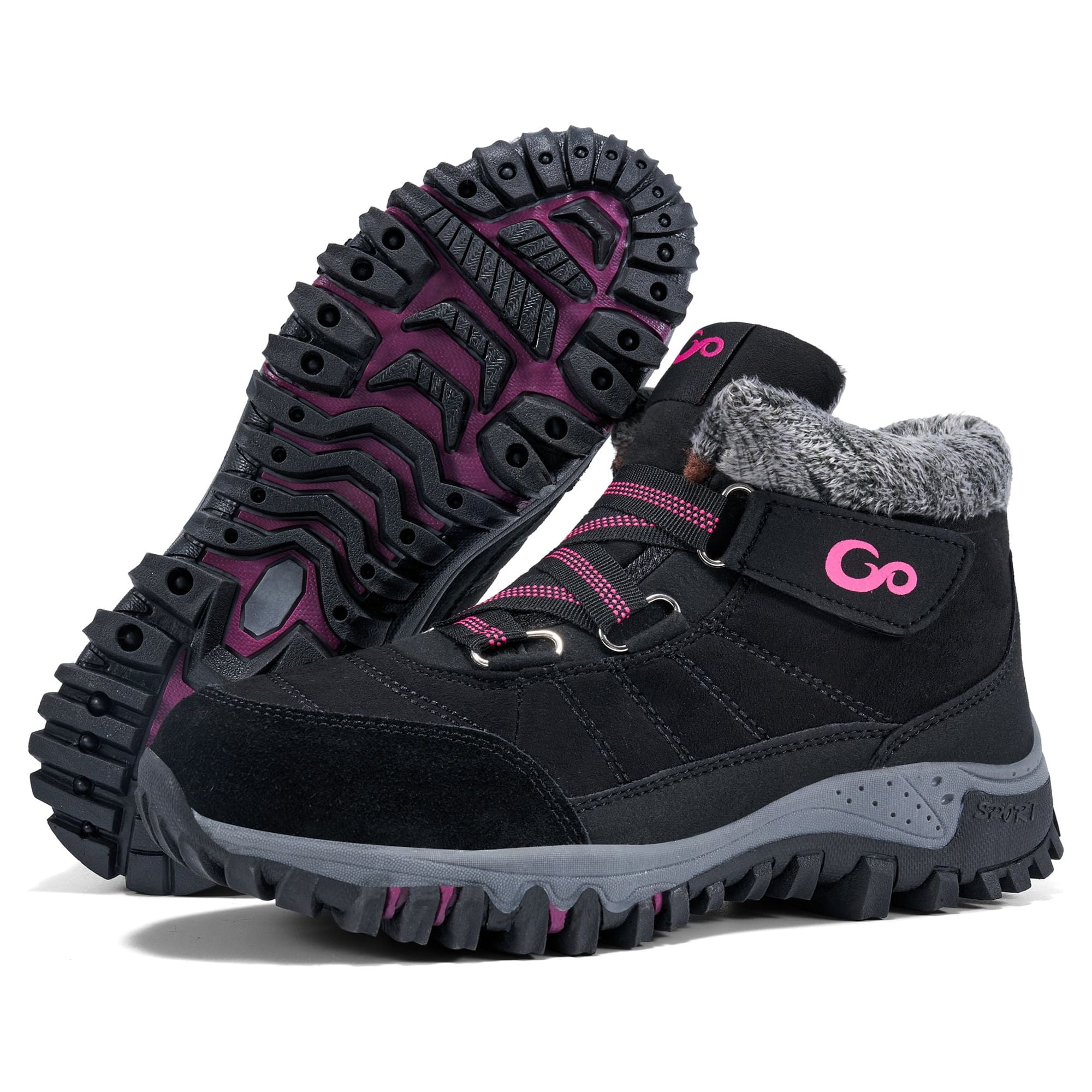 Ecetana Comfy Women's Winter Snow Boots for Cold Weather, Rubber ...