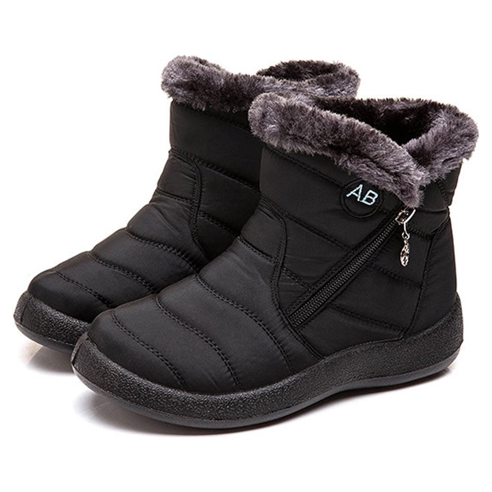 Ecetana Womens Winter Snow Boots Keep Warm Ankle Boots Waterproof ...