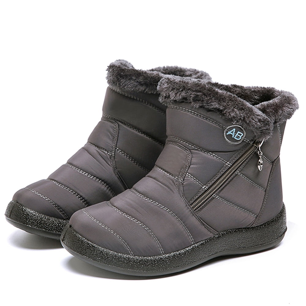 Ecetana Women Winter Snow Boots Keep Warm Ankle Booties Non-Slip and ...