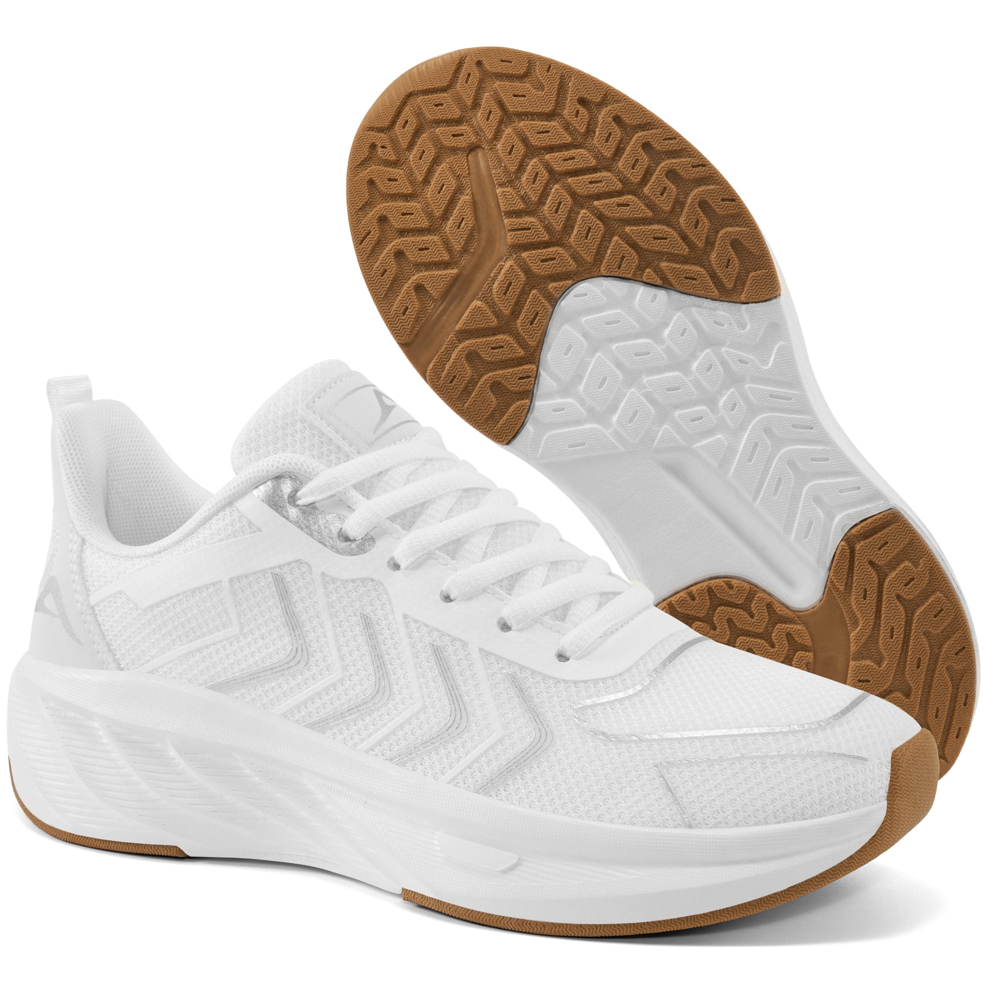 Ecetana Women's Running Walking Tennis Shoes Non-Slip Breathable Mesh ...