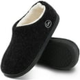 Ecetana Womens Comfortable Slippers Plush Fleece Lined Memory Foam ...