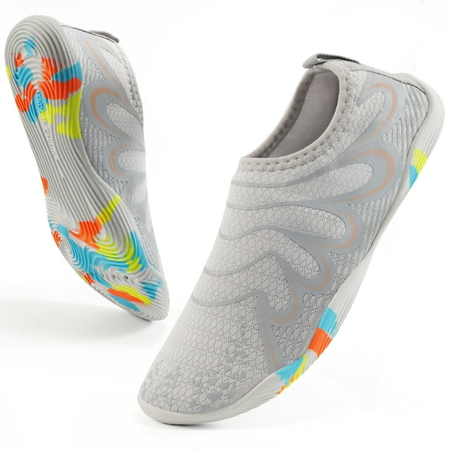 Ecetana Womens Mens Barefoot Shoes Quick Dry Water Shoes Female Diving ...