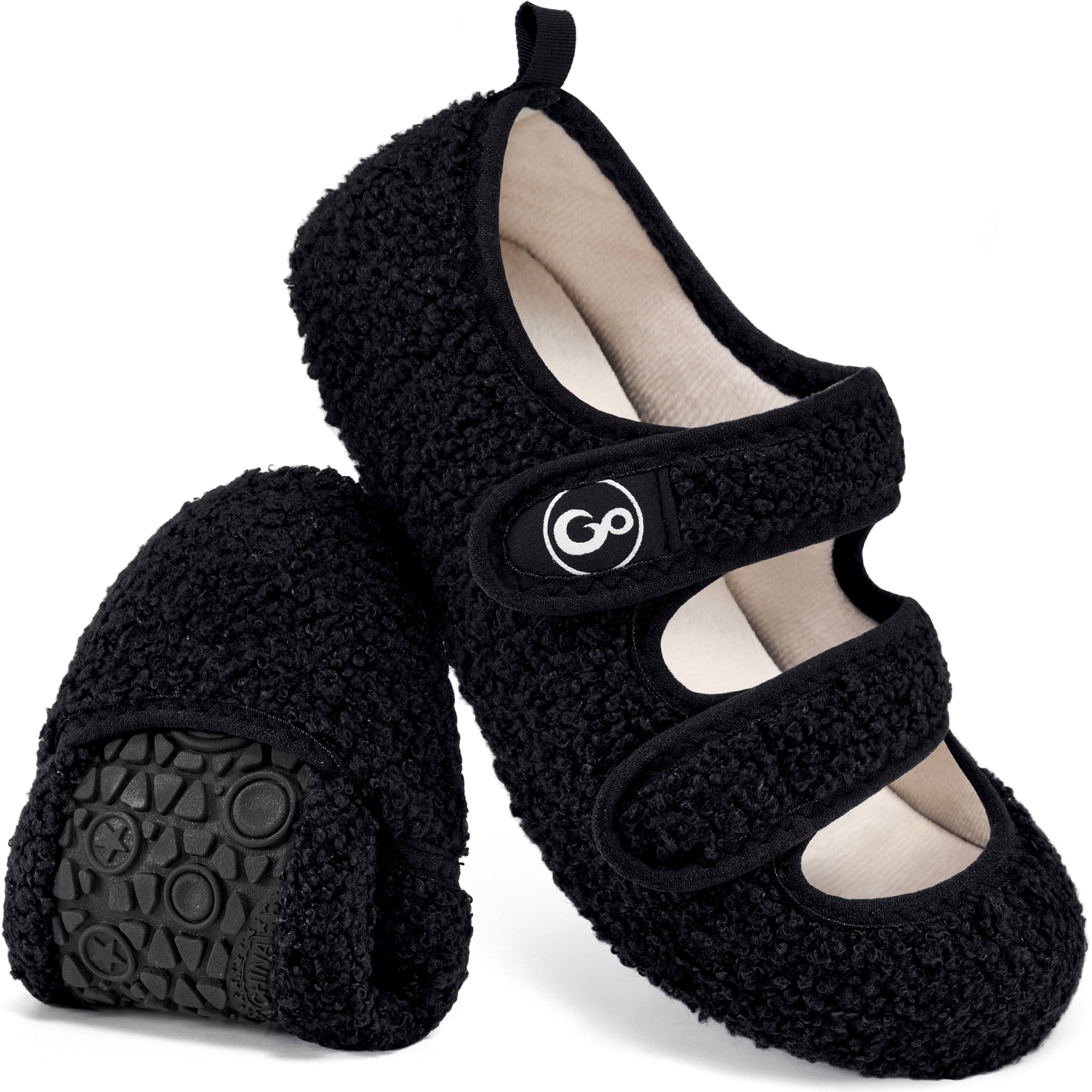 Ecetana Womens Slippers Soft House Slippers Warm Fuzzy House Shoes ...
