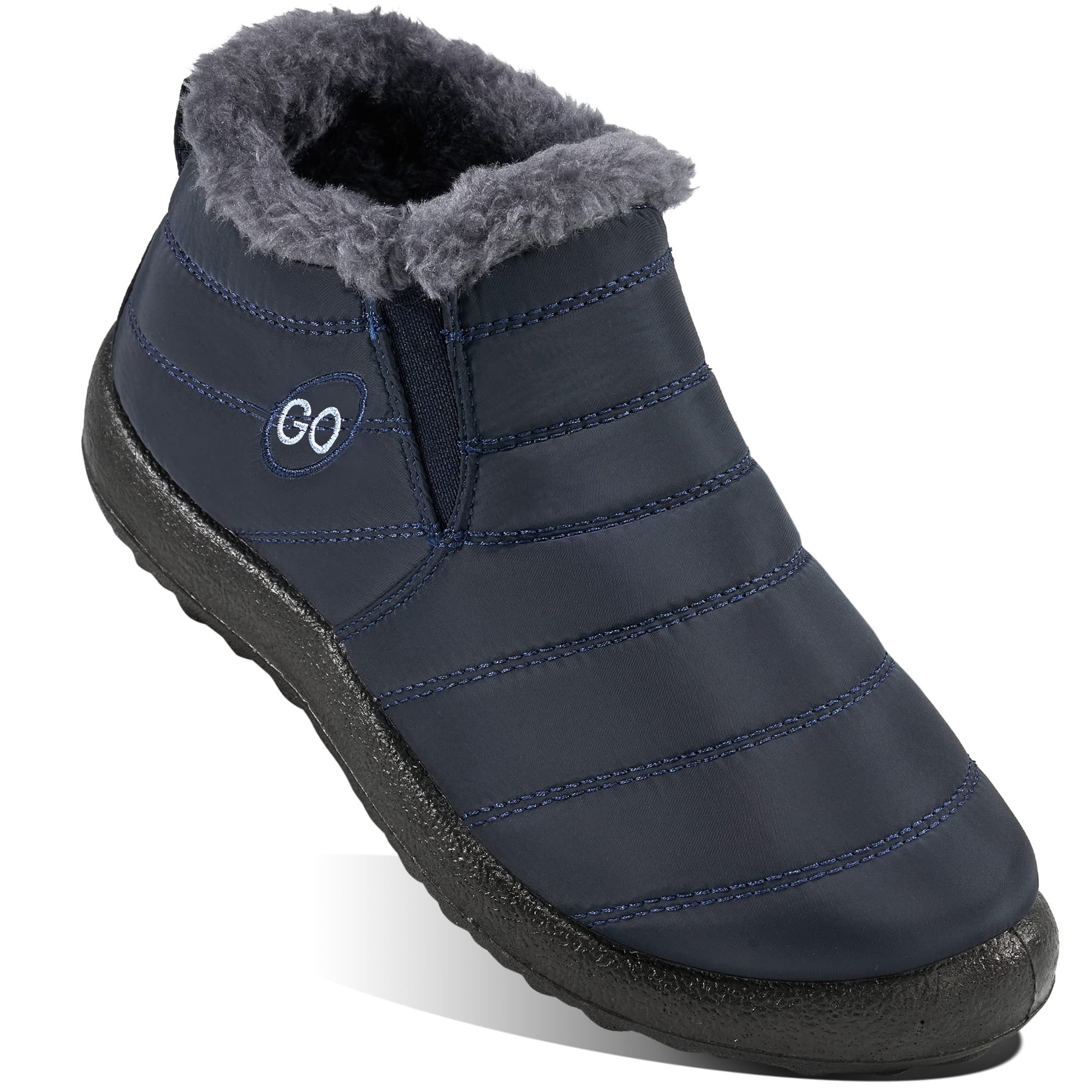 Ecetana Womens Winter Snow Boots Keep Warm Ankle Boots Waterproof ...