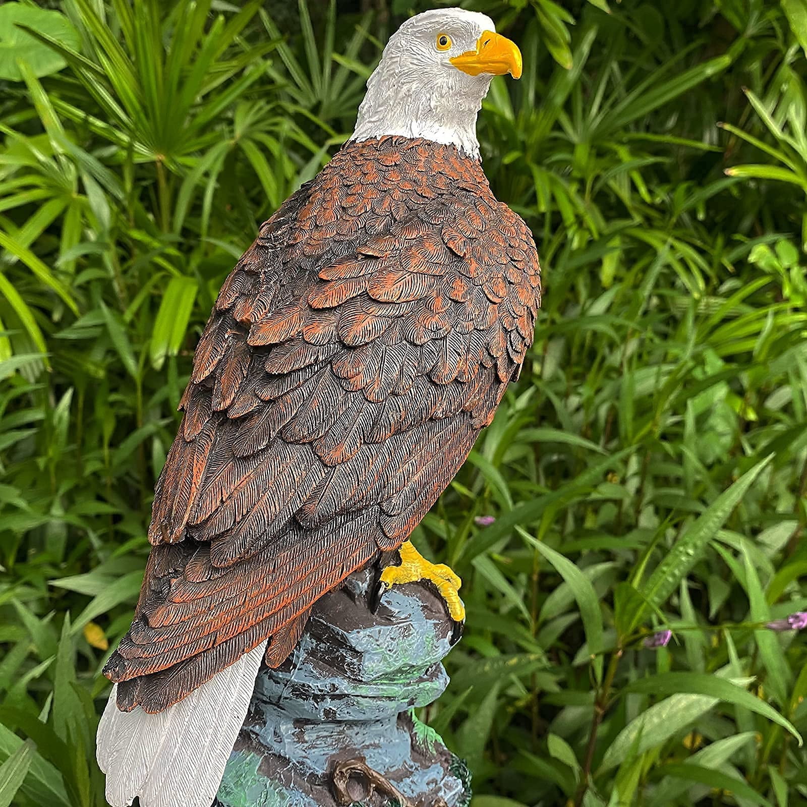 Echainstar Garden Decor Sculptures IFF17 Statues Outdoor, Stunning Bald ...