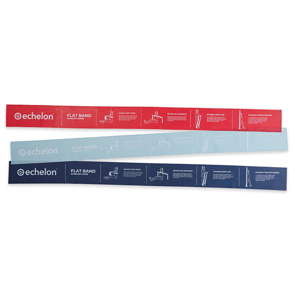 Echelon Flat Bands, Resistance Stretch Band Kit, 3 Pack (Light, Medium ...