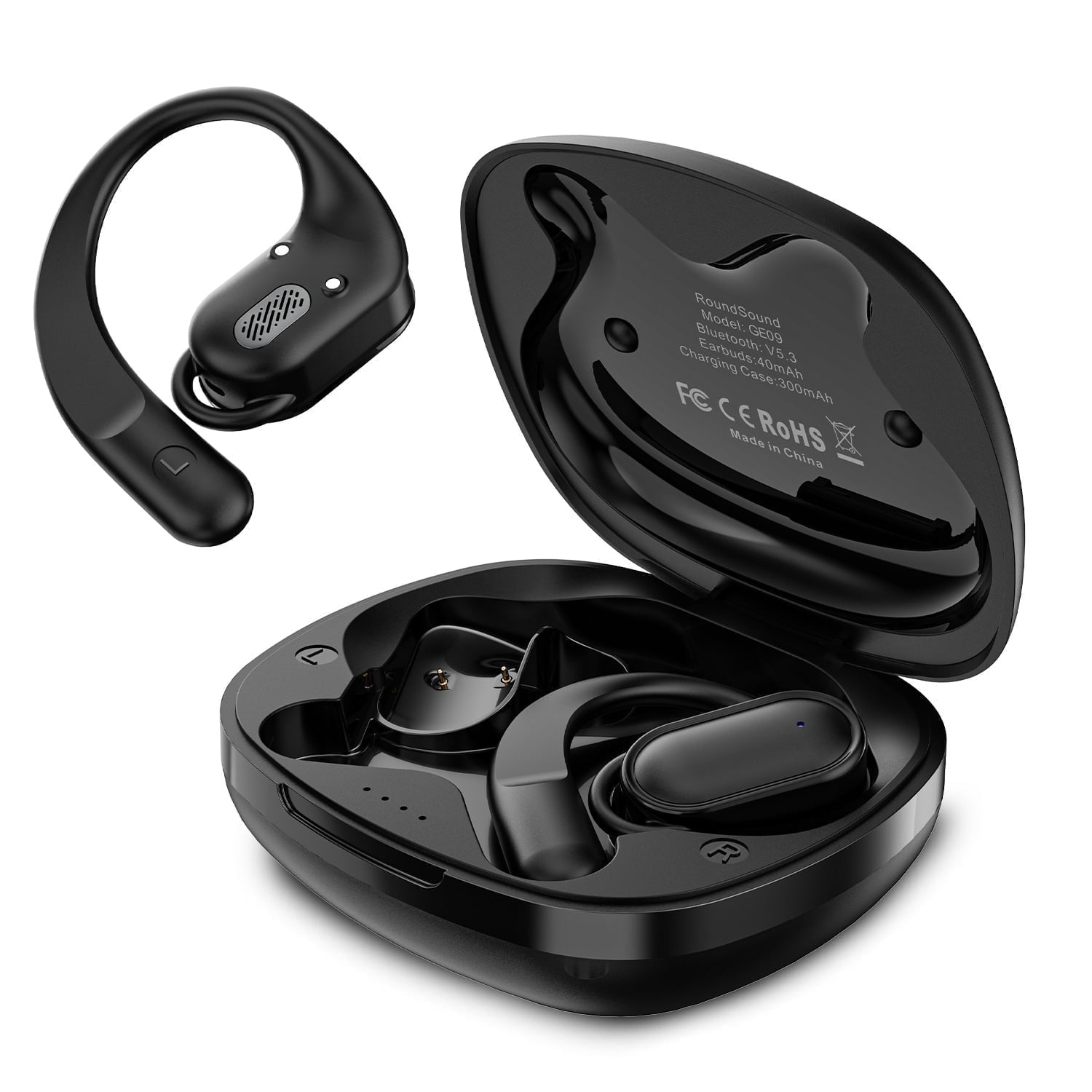 MyBat Pro RoundSound Open-Ear Headphones,Wireless Bluetooth Earbuds ...