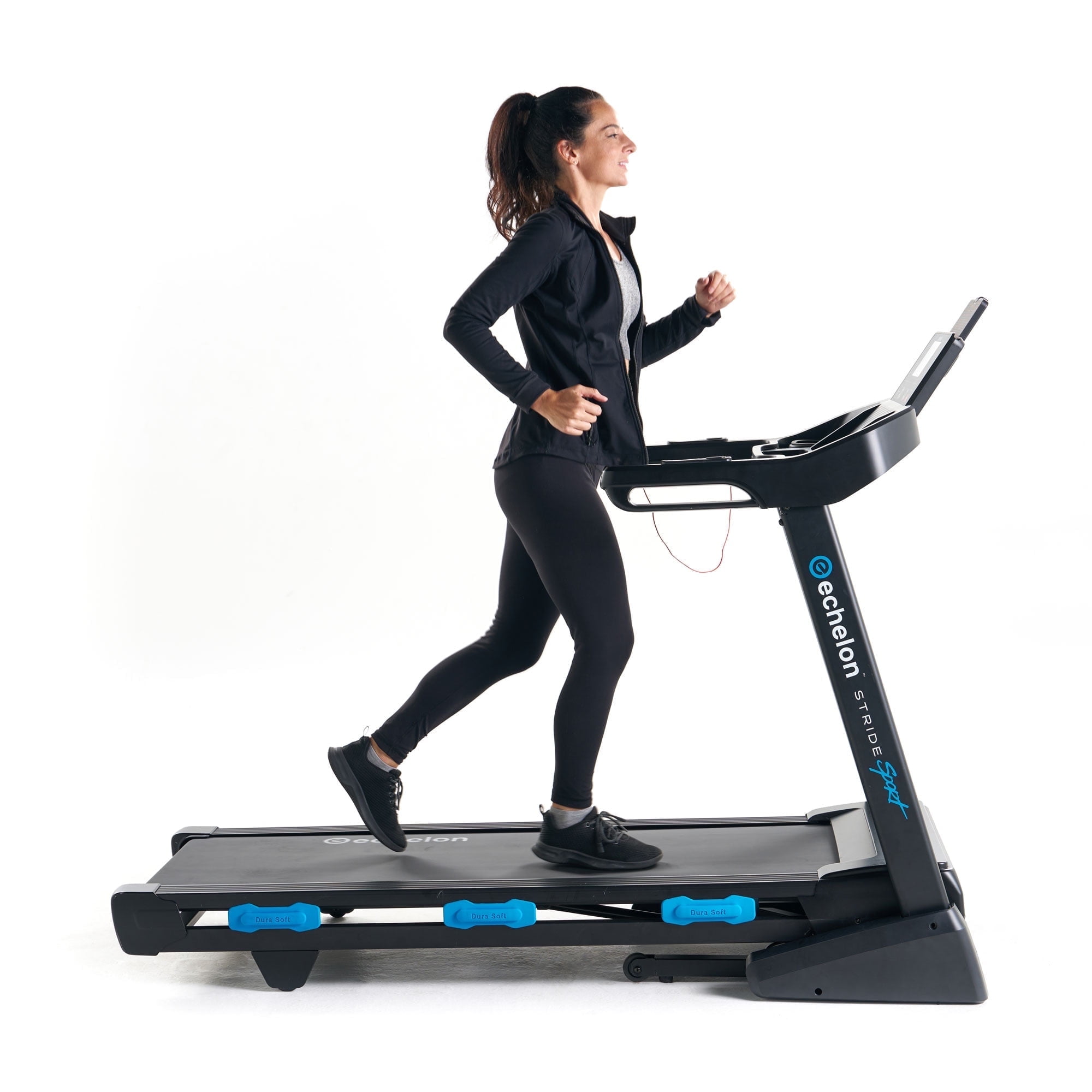 Echelon Fold Cardio Stride 40 Smart Treadmill with LCD Display + 30-Day ...