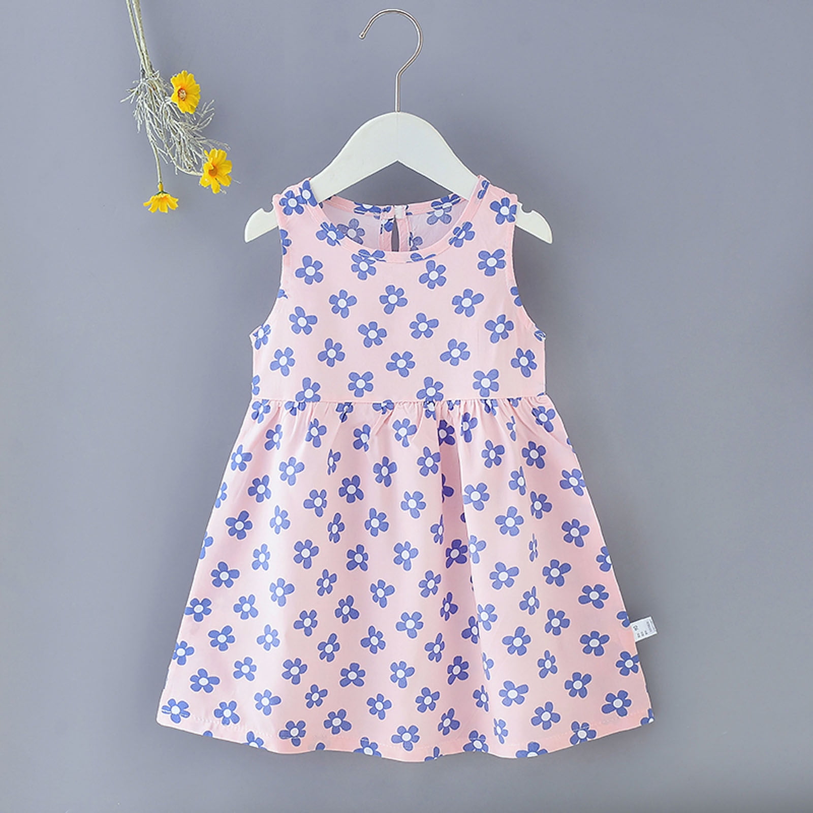 EchfiProm Little Girls Spring Dresses for Girls 2024 Toddler Floral ...