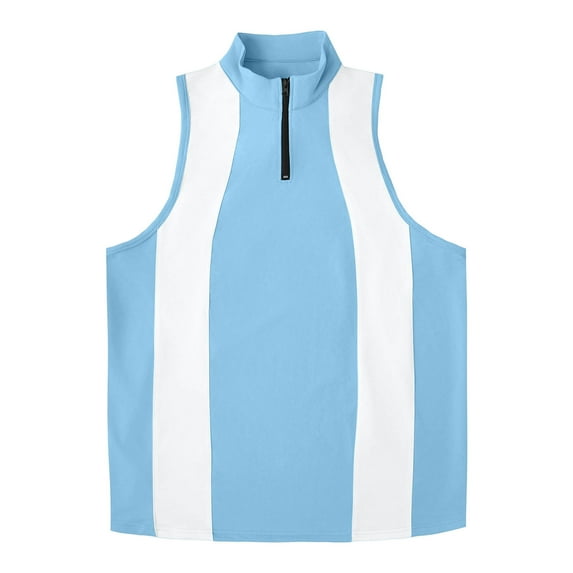 EchfiProm Mens Workout Tank Tops Blue Muscle Shirts Sleeveless Summer ...