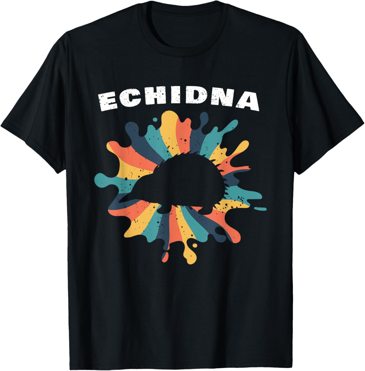 Echidna Retro Design Australia Spiny Mammal Echidna T-Shirt - Walmart.com
