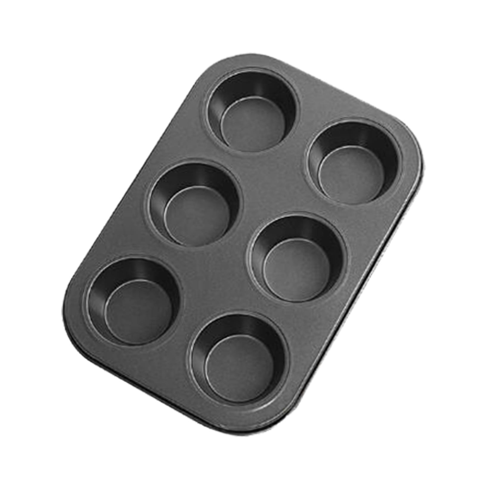 Echijet 6 Well Baking Sheet Commercial Cup Tart Round Oven Baking Sheet ...