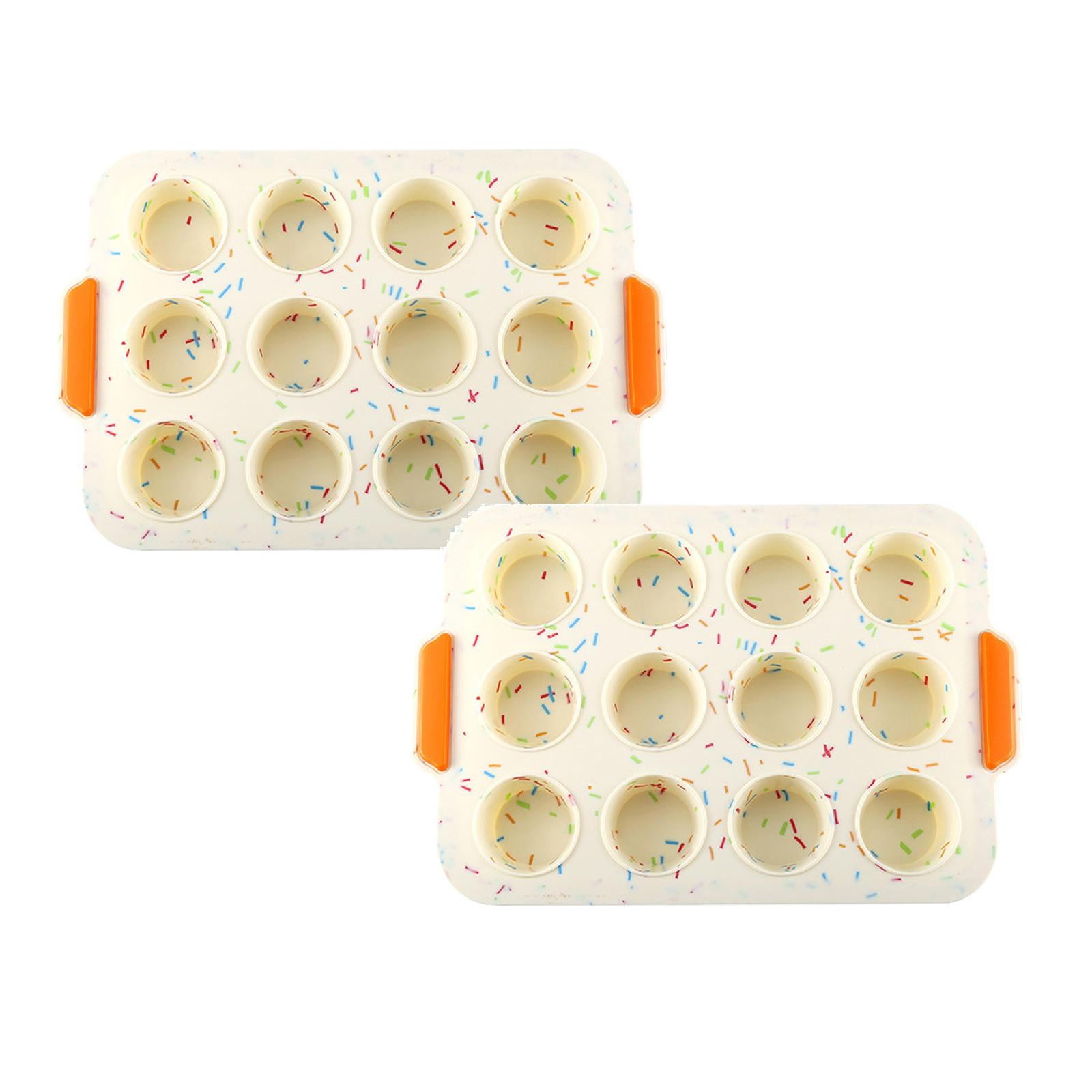 Echijet Non-Stick Ceramic 2pcs 12-Cup Muffin Pan - Naturally Slick ...