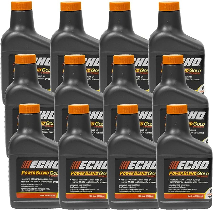 ECHO Oil 12 Pack, 12.8 oz Bottles, 2 Cycle Mix for 5 Gallon Replacement ...