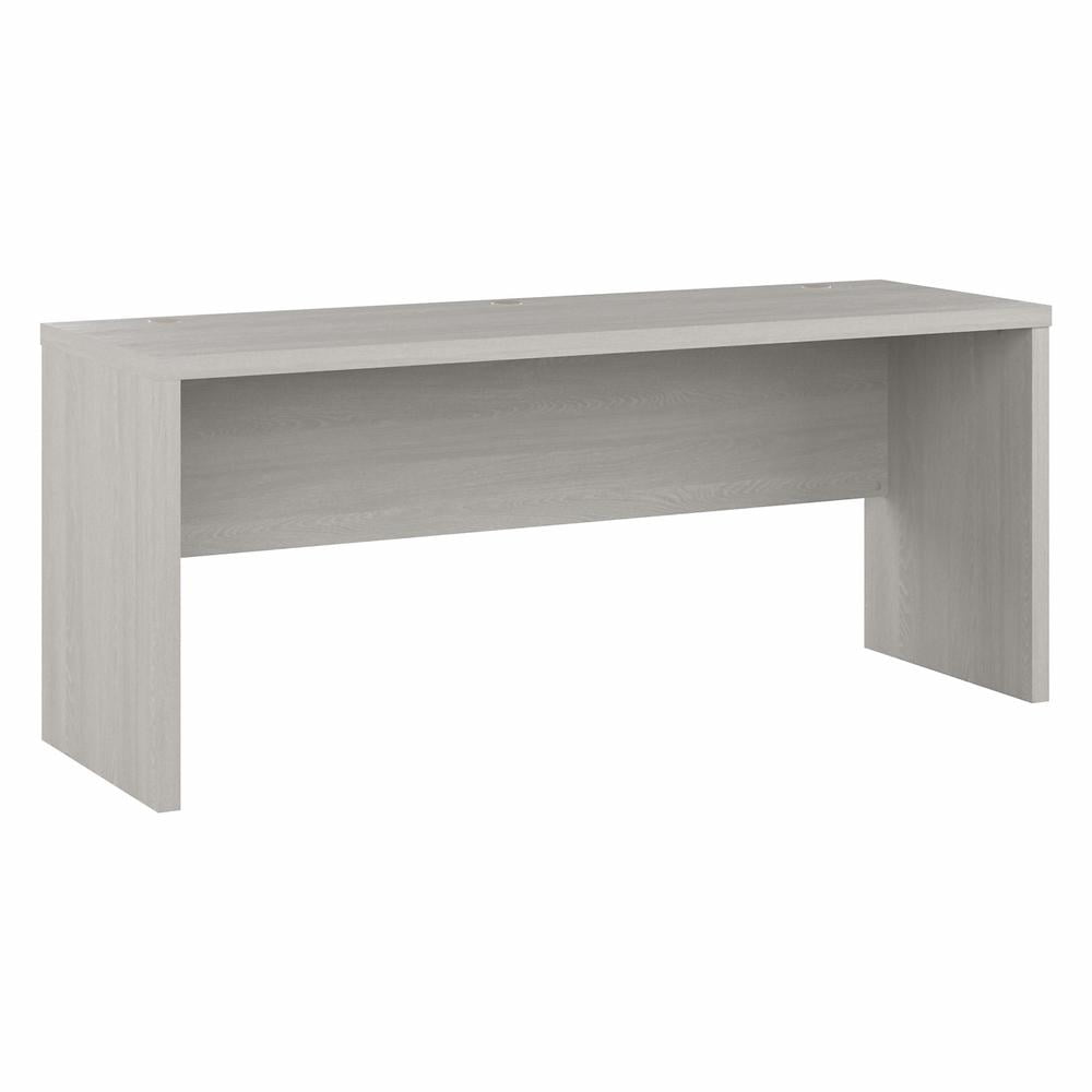 Echo 72W Computer Desk in Gray Sand - Engineered Wood - Walmart.com