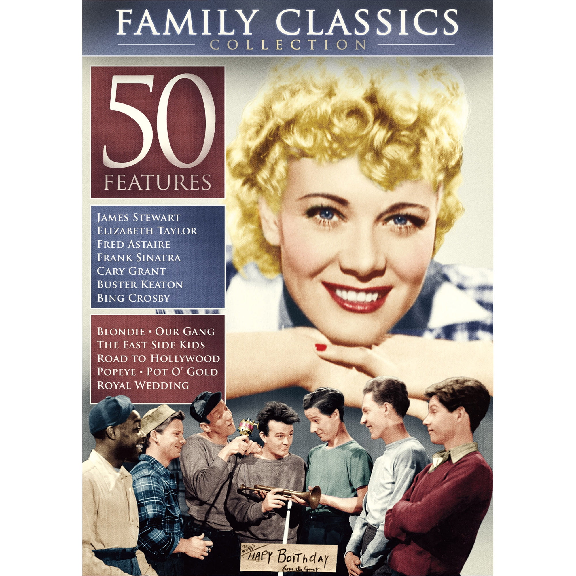 Pre-Owned Echo Bridge Home Entertainment 50-Film Family Collection DVD ...