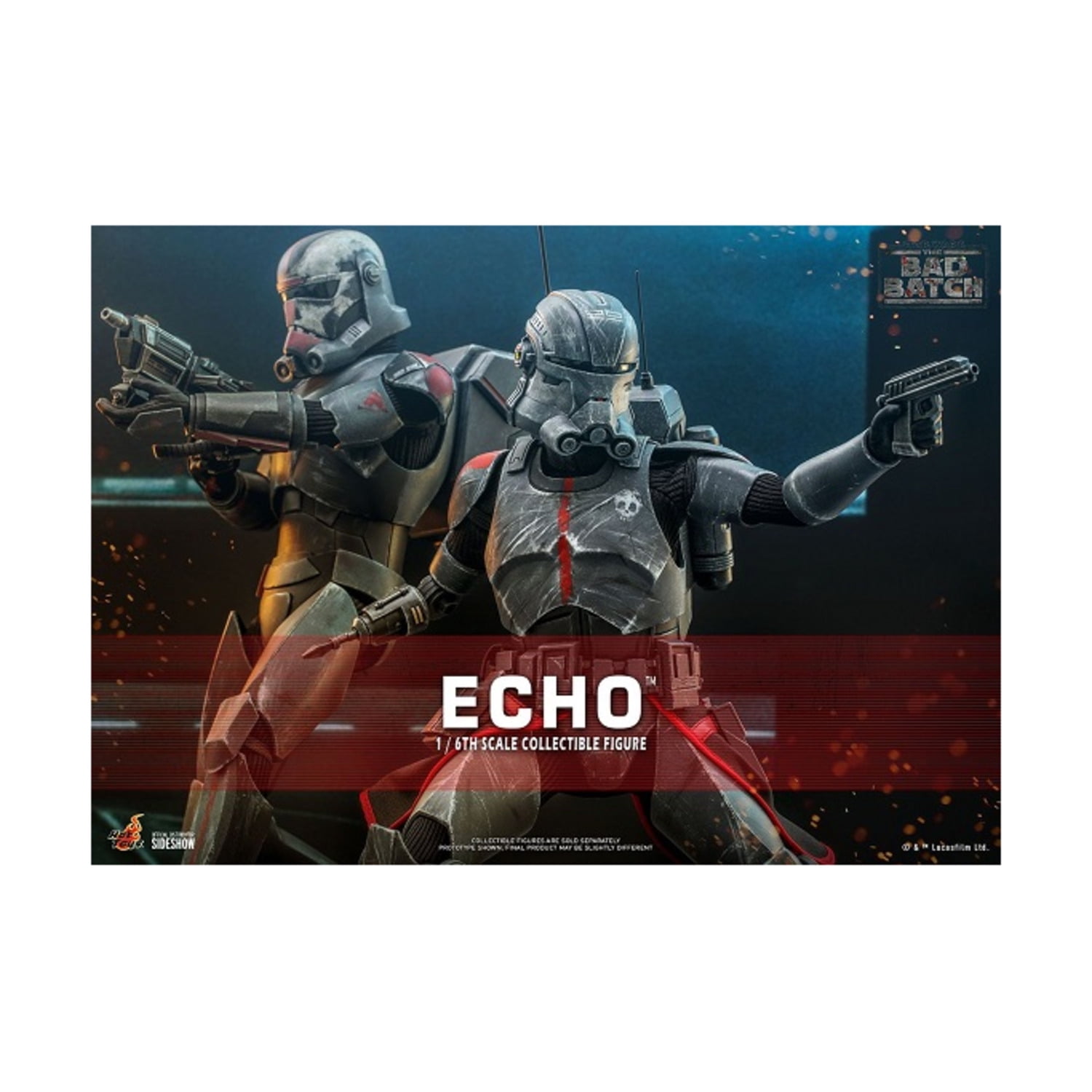 Figure Hot Toys TMS042 - Star Wars : The Bad Batch - Echo - Walmart.com