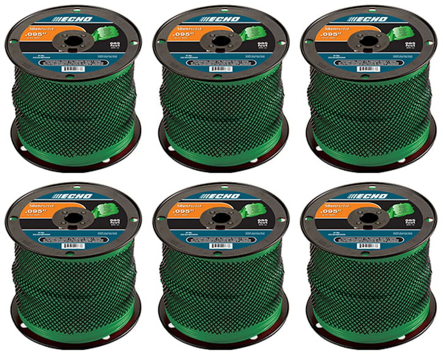 Echo Genuine 6-Pack of Silentwist 3 Lb Spool .095" (dia.) Trimmer Line ...
