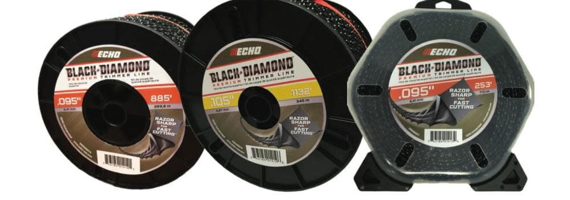 Echo Genuine Black Diamond 1132ft Spool .105" Diameter Trimmer Line 330105075 - Walmart Business ...