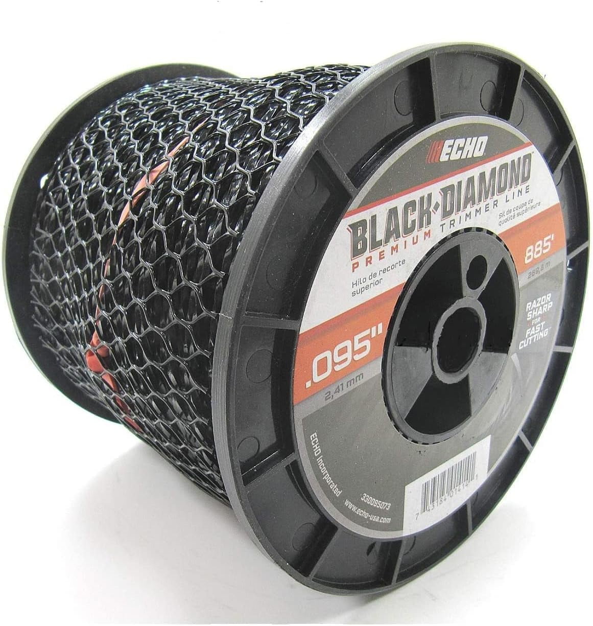 Echo Genuine Black Diamond 885ft Spool .095" (dia.) Trimmer Line, (2) Spools 330095073-2PK ...
