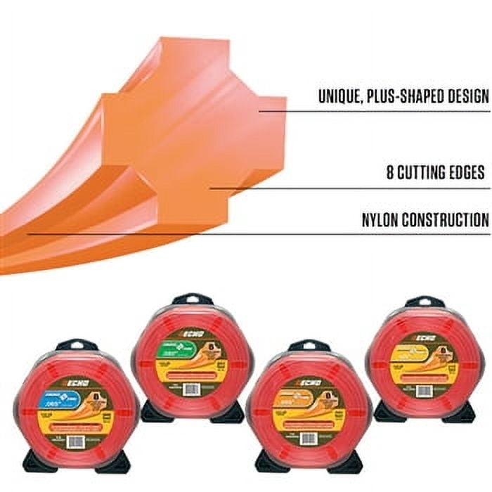 Echo Genuine Cross-Fire 3 Lb Spool .080" Diameter Trimmer Line ...