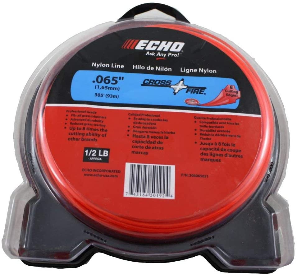 Echo Genuine OEM Replacement .065" Trimmer Line - 306065051 - Walmart ...