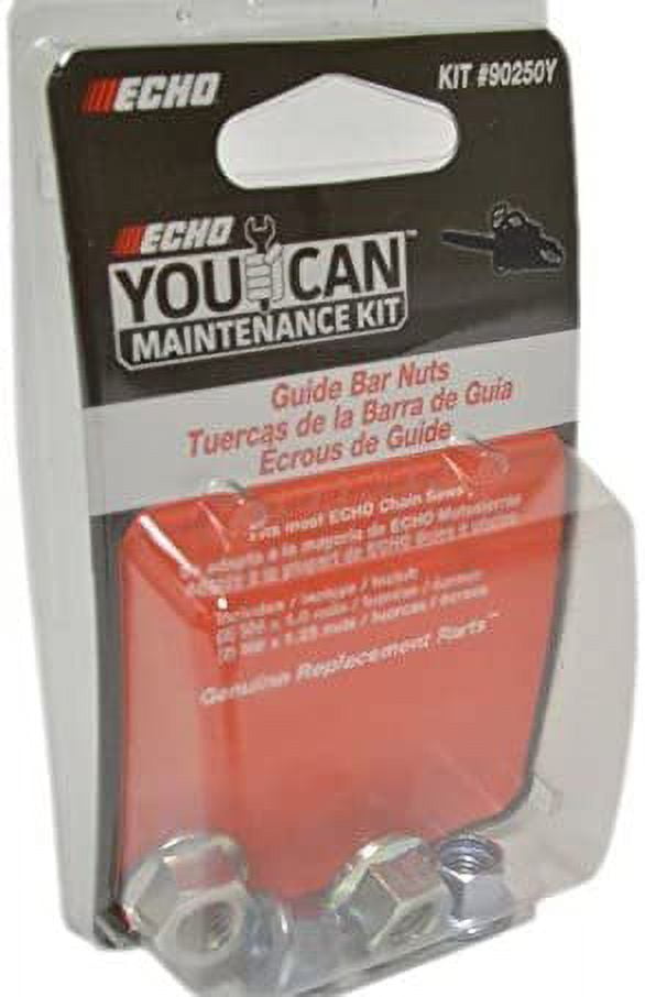 Echo Genuine OEM Replacement Guide Bar Nuts - 90250Y - Walmart.com