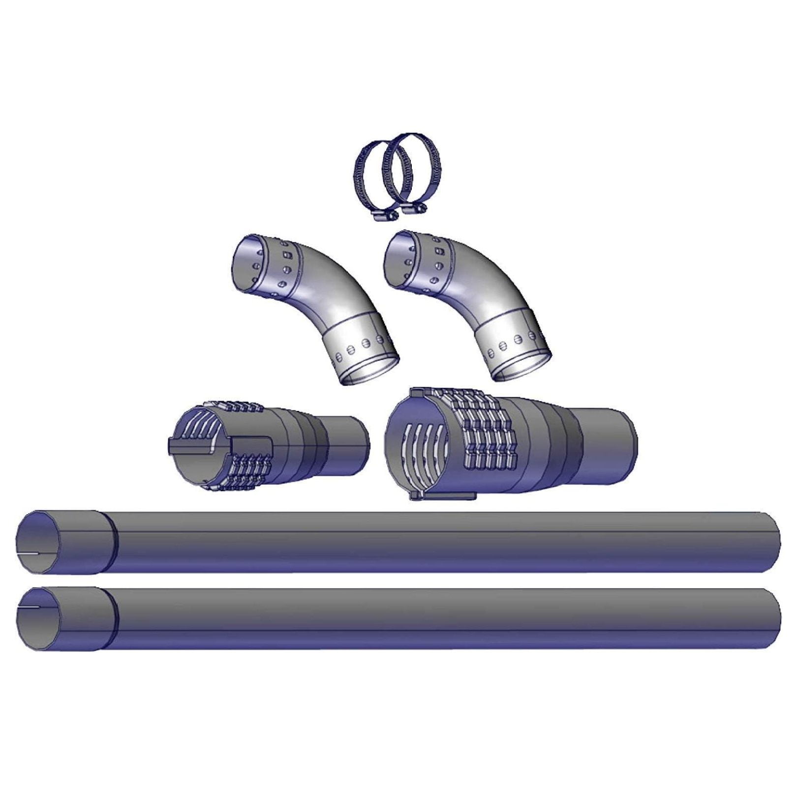 Echo High Grade Plastic Rain Gutter Kit - Walmart.com