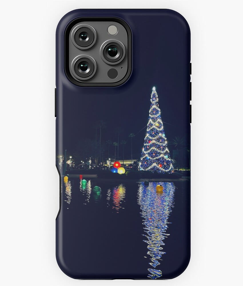 Echo Lake Christmas Holiday Lights Phone Case for iPhone 16 15 14 13 12 ...