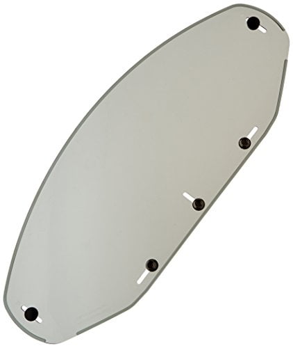 Echo Motorcycle Helmet 5-Snap Flat Shield Smoke - Walmart.com
