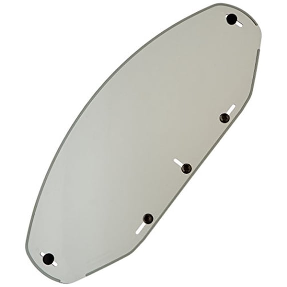 Echo Motorcycle Helmet 5-Snap Flat Shield Smoke - Walmart.com