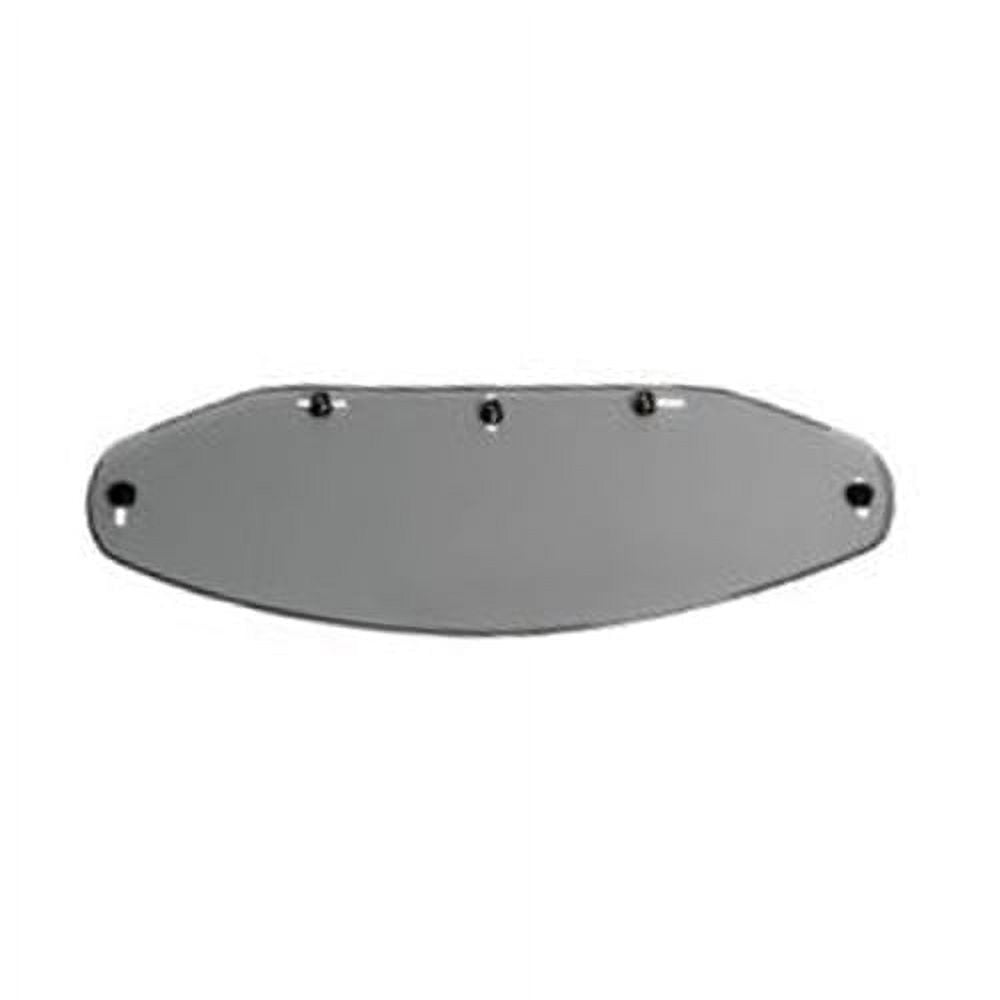 Echo Motorcycle Helmet 5-Snap Flat Shield Smoke - Walmart.com