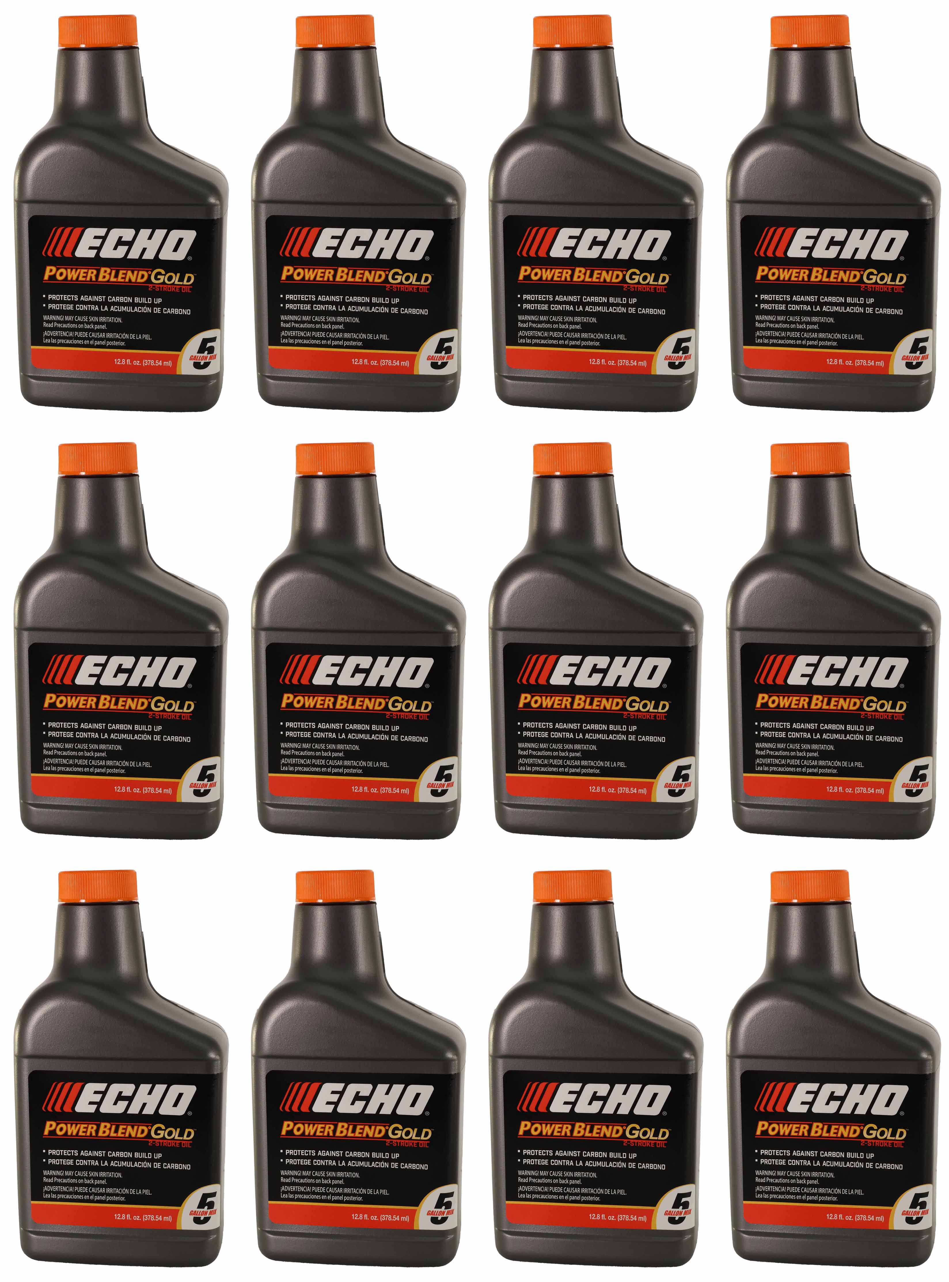 Echo Original Equipment 12-PACK Power Blend Gold Oil Mix 50:1 (12.8 fl ...