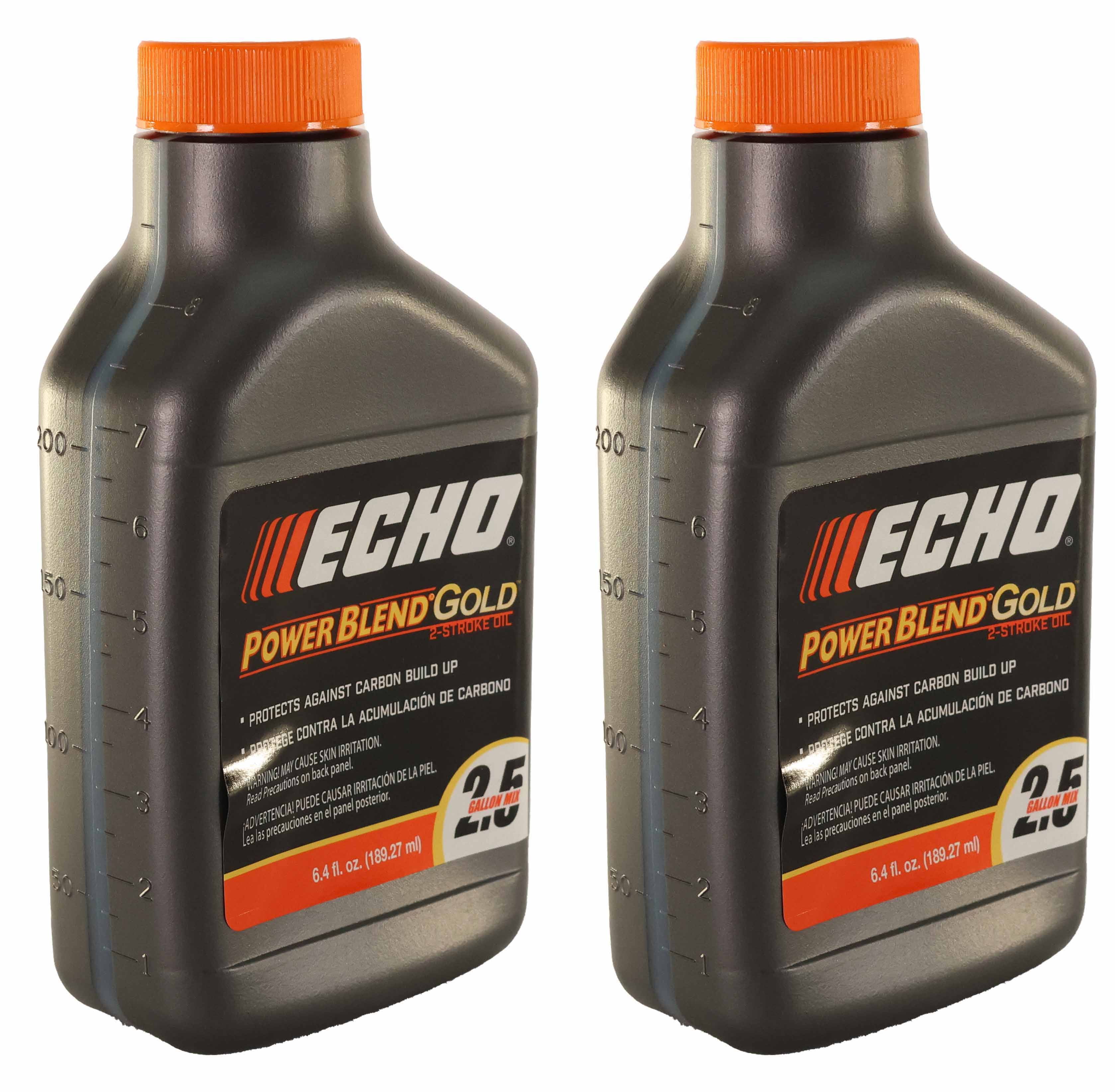 Echo Original Equipment 2-PACK Power Blend Gold Oil Mix 50:1 (6.4 fl oz Bottle) - 6450025 ...