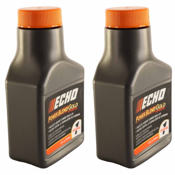 ECHO PowerBlend Gold 2.6 oz 2-Stroke Engine Oil, 50:1 Gas Mixture, 2 ...