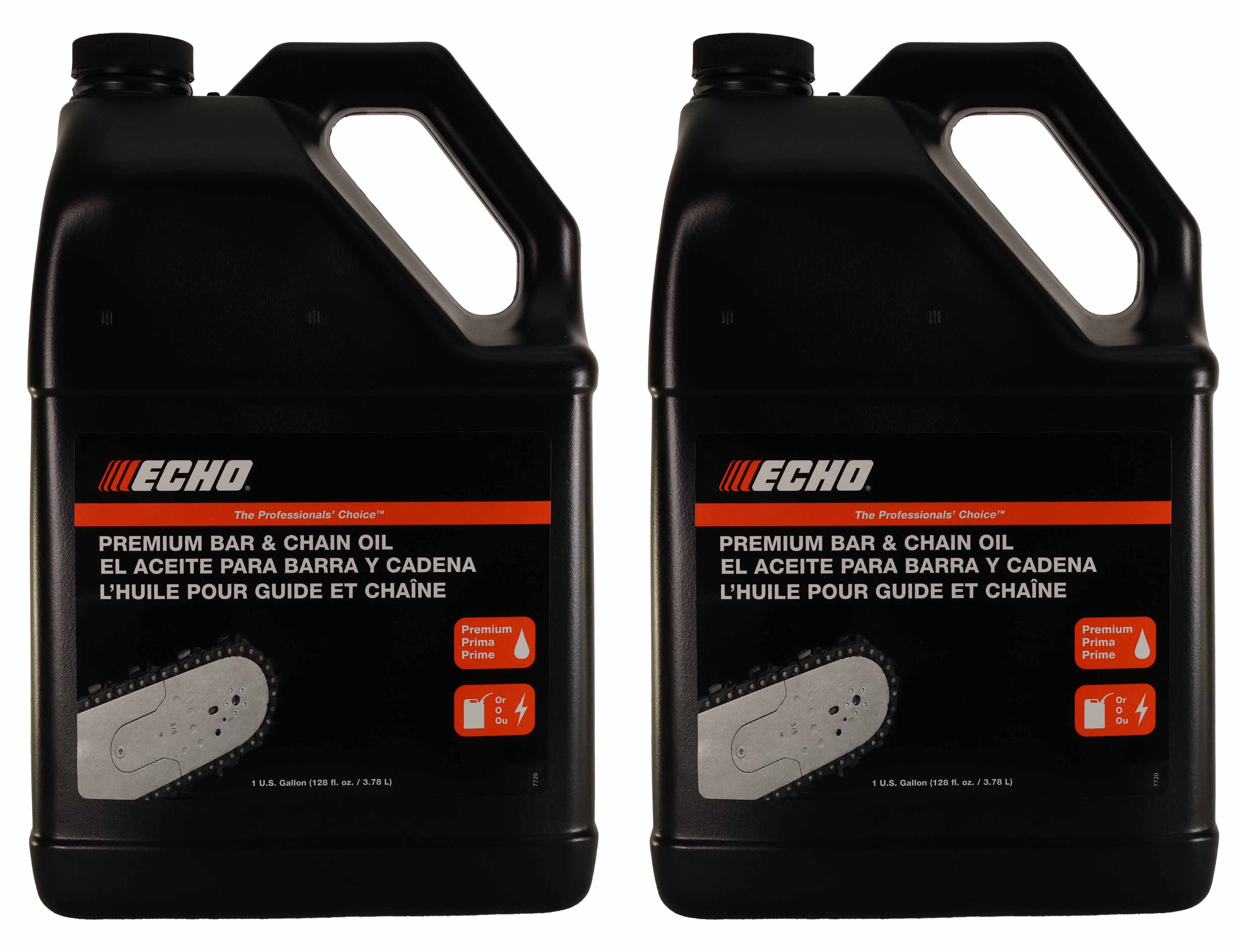 Echo Original Equipment 2-PACK Premium Bar and Chain Oil (1 Gallon ...