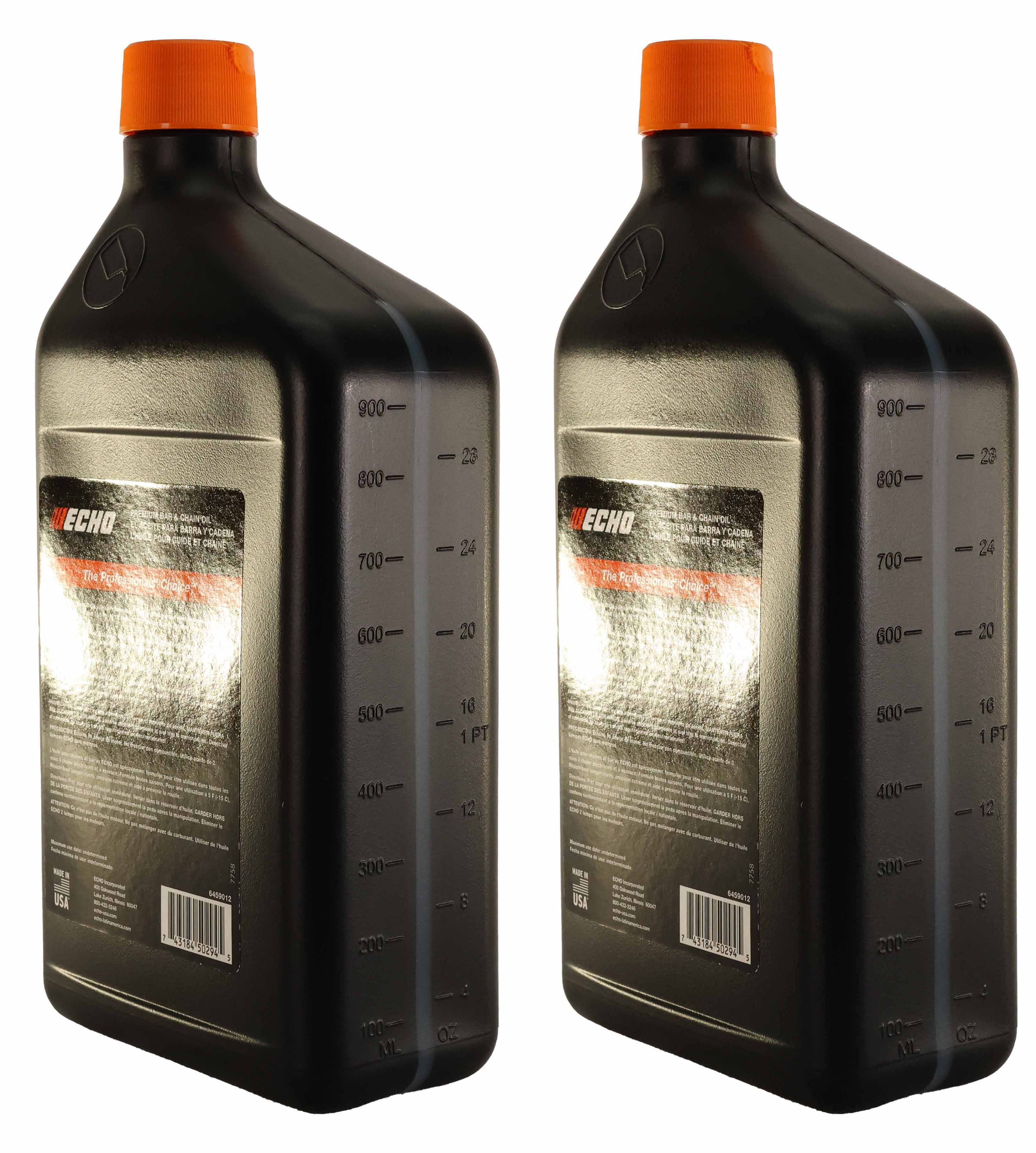 Echo Original Equipment 2-PACK Premium Bar and Chain Oil (1 Quart ...