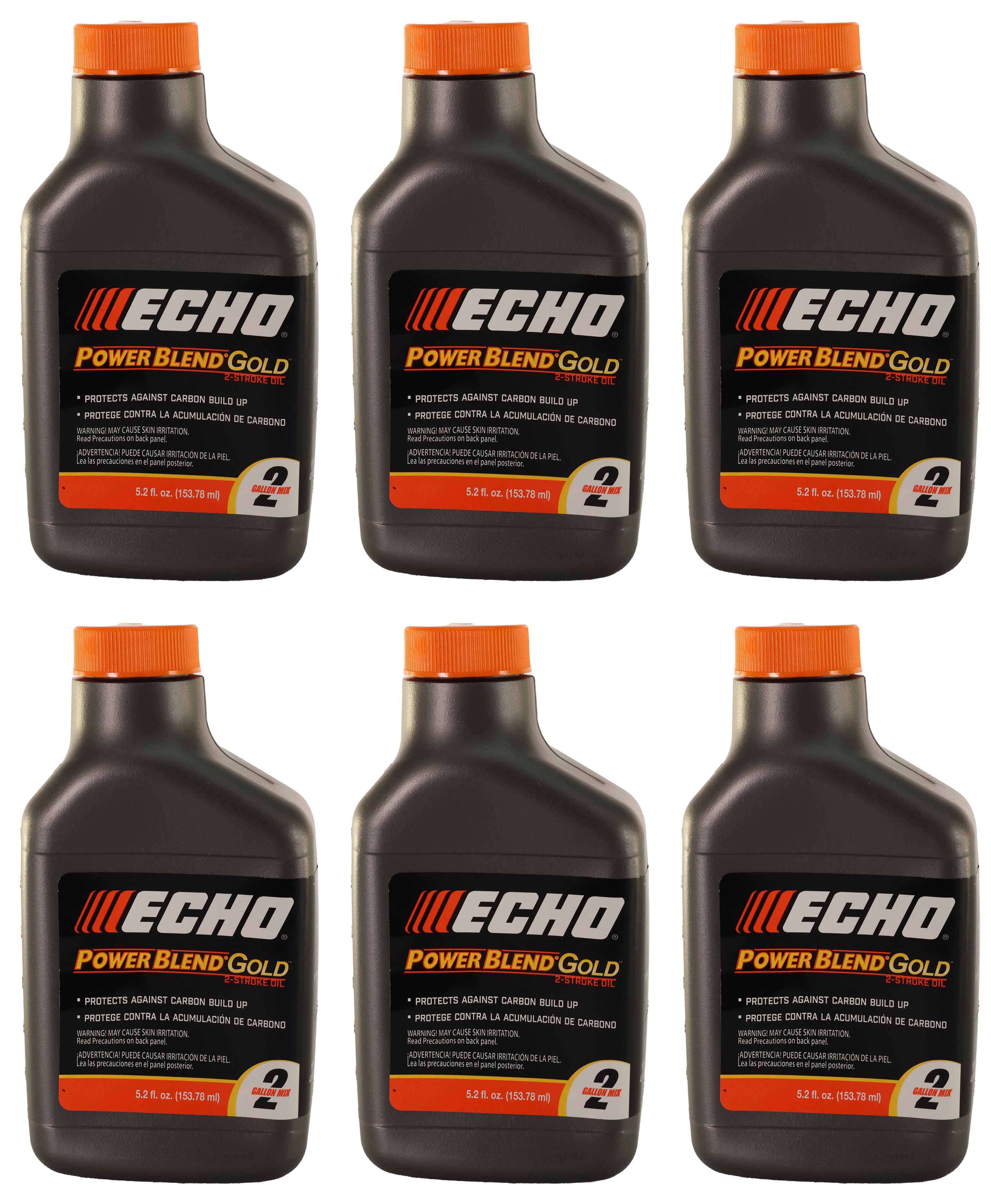 Echo Original Equipment 6-PACK Power Blend Gold Oil Mix 50:1 (5.2 fl oz ...