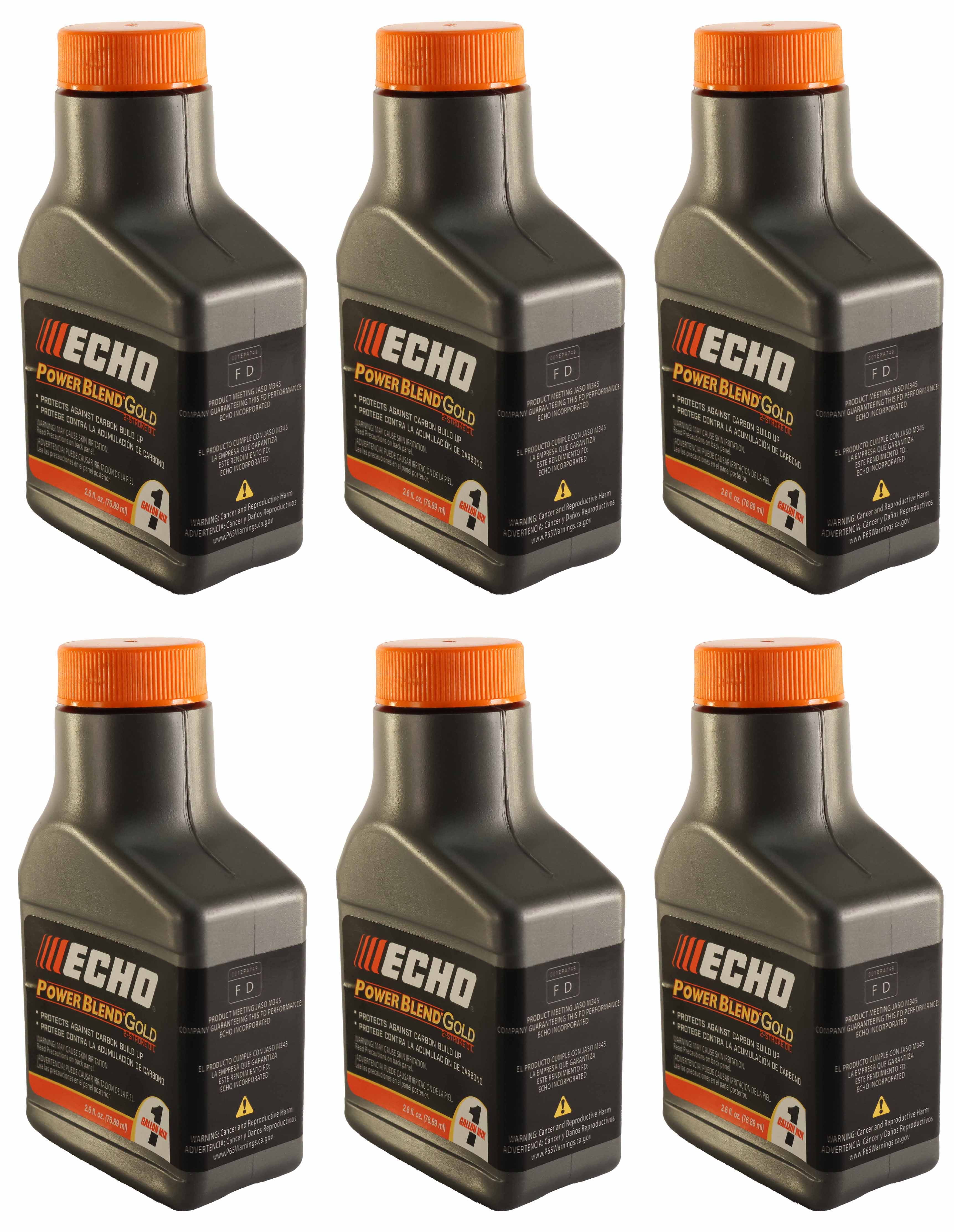 Echo Original Equipment 6-PACK PowerBlend Gold 2.6 Oz. 2-Stroke Engine ...