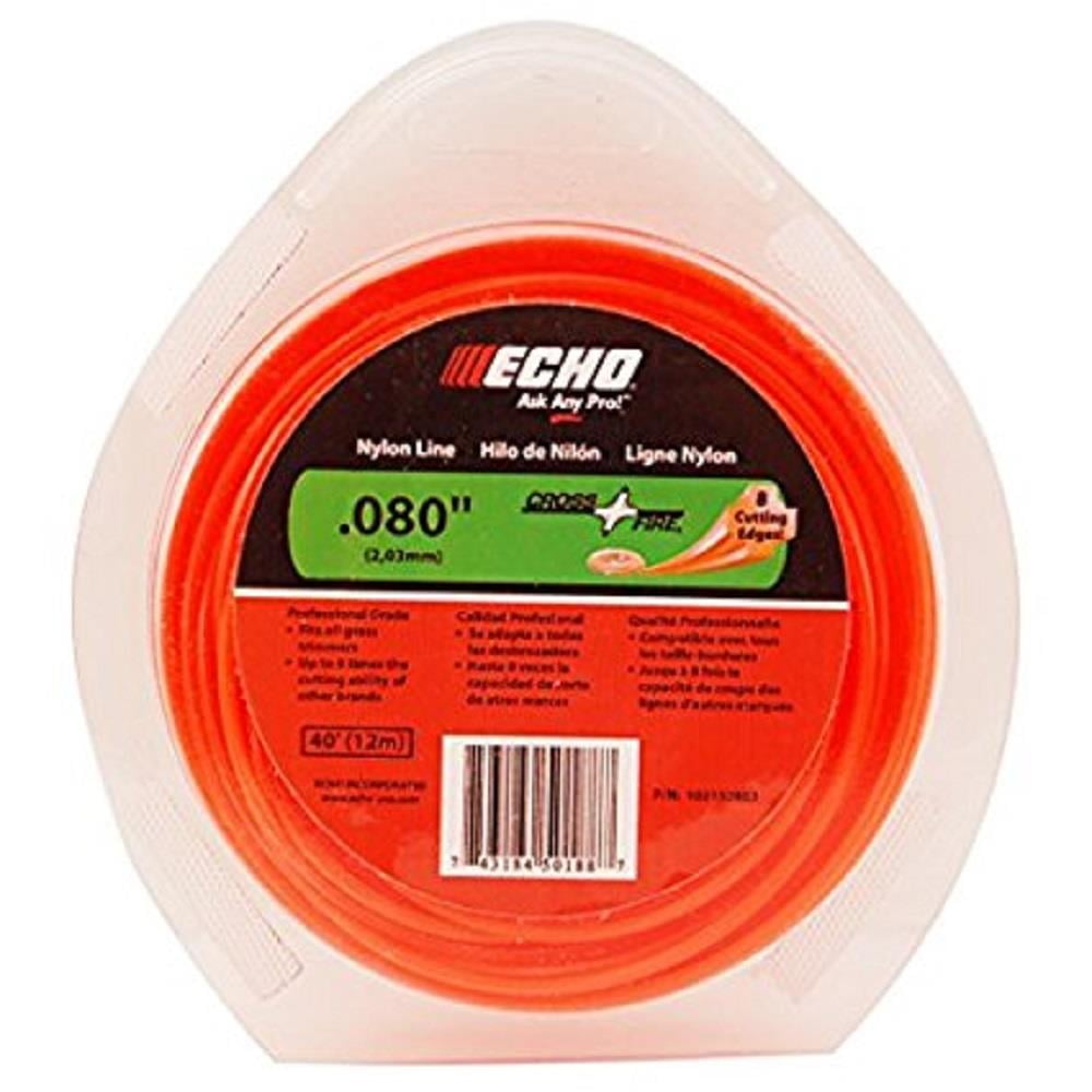 Echo Original Equipment Cross-Fire Trimmer Line, .080 Line 40 ft. Loop ...