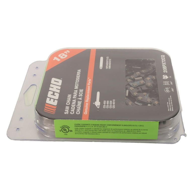 Echo Original Equipment SAW CHAIN 18 20BPX72CQ Walmart