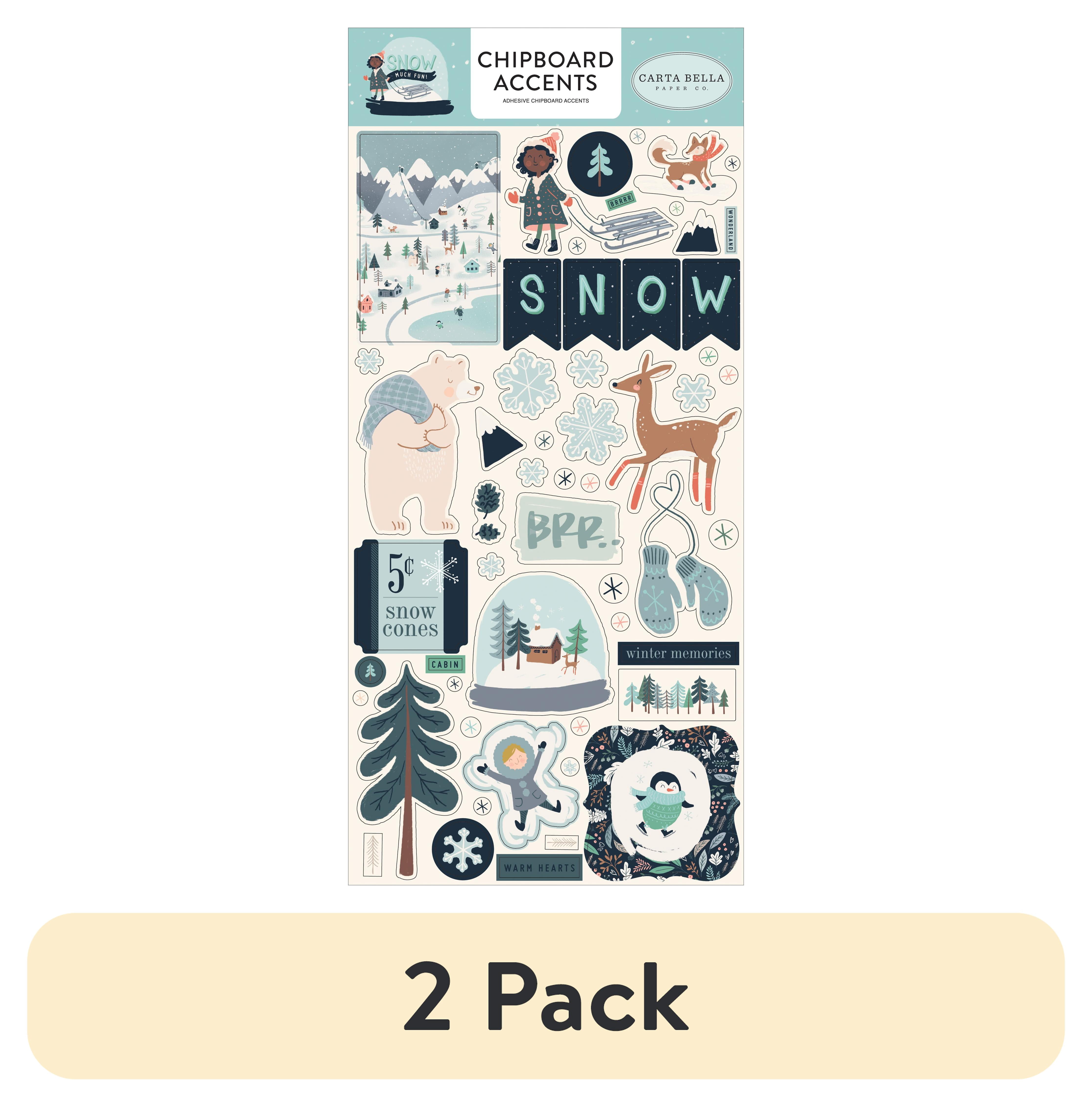 (2 pack) Echo Park Paper Accents - Walmart.com