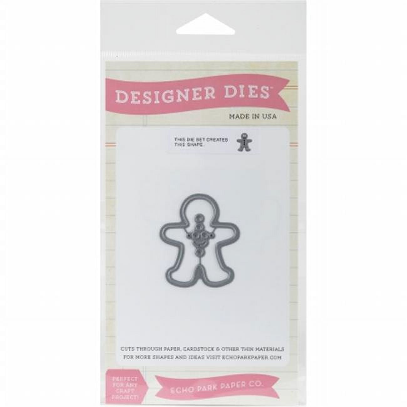 Echo Park Paper EPDIE273 Dies - Gingerbread Man - Walmart.com