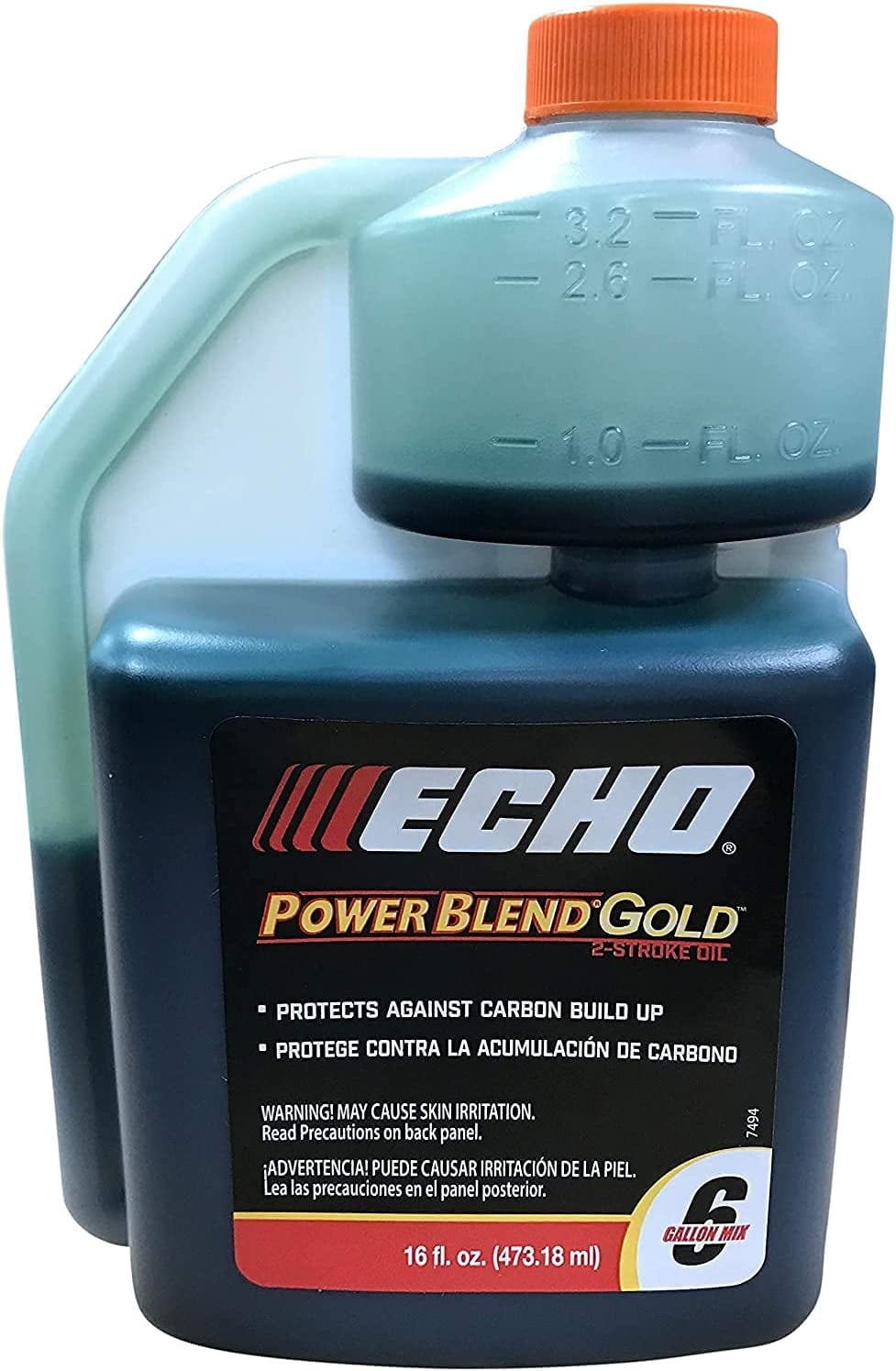 ECHO, PowerBlend Gold 2-Stroke Engine Oil, 16 oz Bottle, 50:1 Mix ...