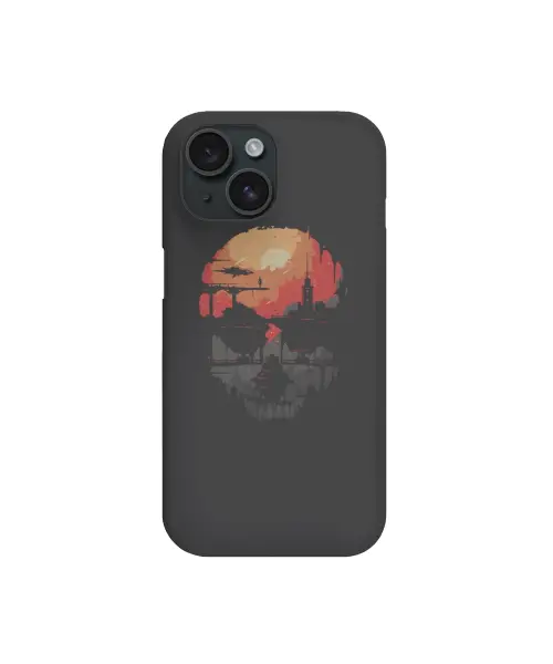 Echo Skeleton Sound Wave Music Art Phone Case for iPhone 16 15 14 13 12 ...