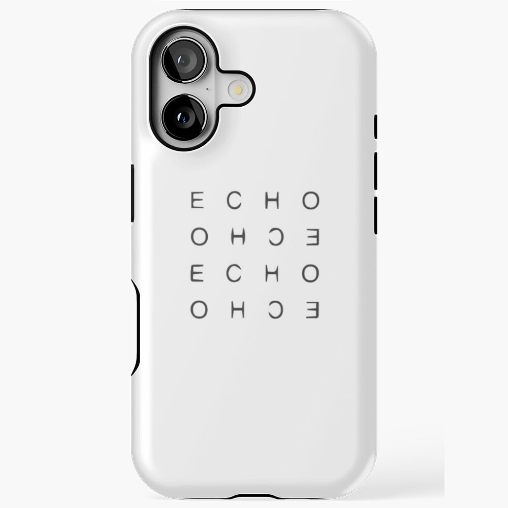 Echo Sound Wave Minimal Audio Inspired Design Case with iPhone 17 to 11 ...